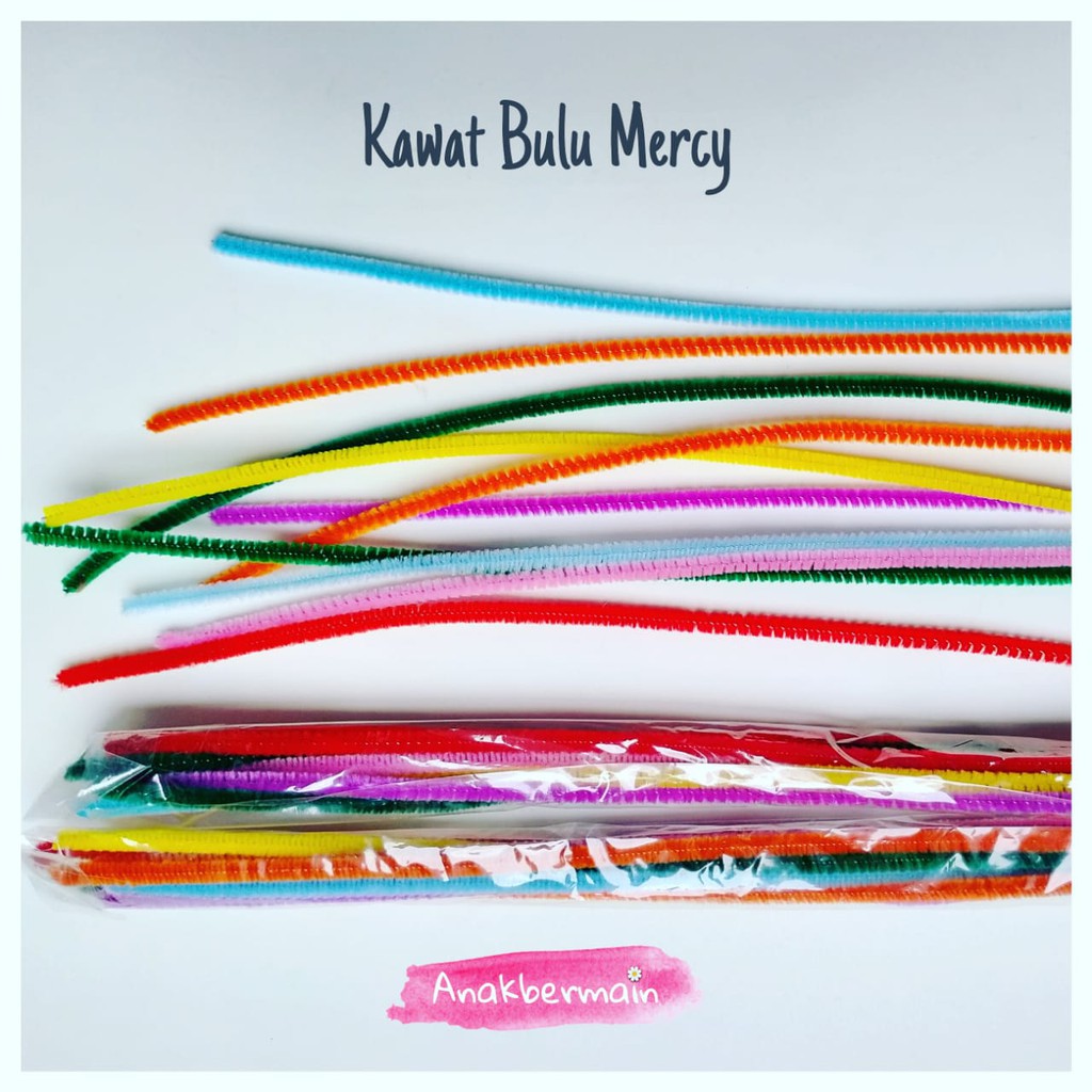 Jual Pipe Cleaner / kawat bulu mercy tebal isi 10 | Shopee Indonesia