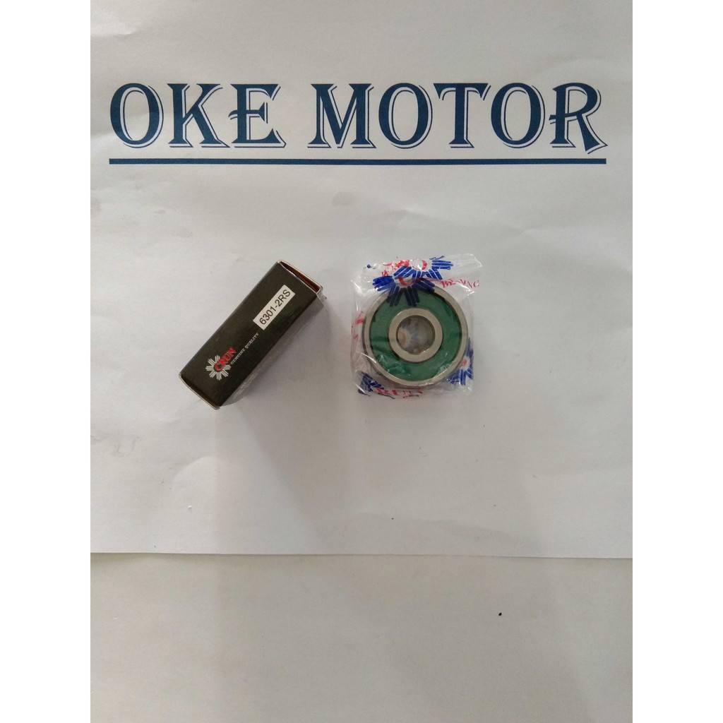 Jual bearing/laher roda motor ukuran 6301 2RS CRUN | Shopee Indonesia