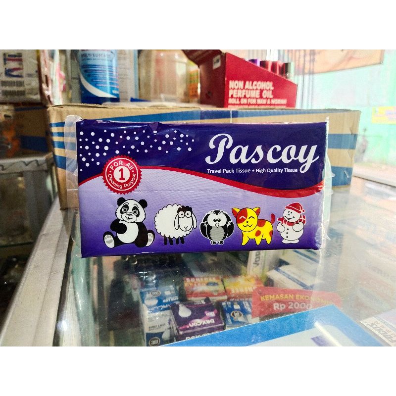 Jual Pascoy Tisu Travel Pack Travel Pack Tissue 2 Ply 50 Sheets ...