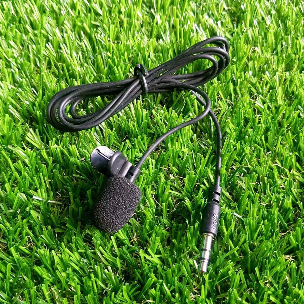 Jual Mic Jepit / Clip On Buat MotoVlog, Microphone Vlog, SMULE ...