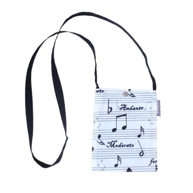 Jual Music Terms Crossbody Mini Bag Tas Kecil motif Not Balok Unik Kado ...