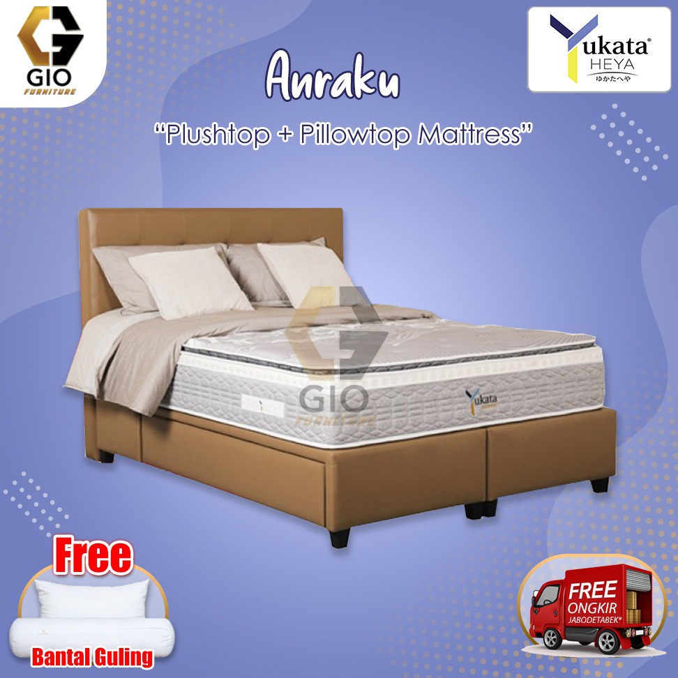 Jual Kasur Yukata Heya Springbed Anraku (Full Set) | Shopee Indonesia