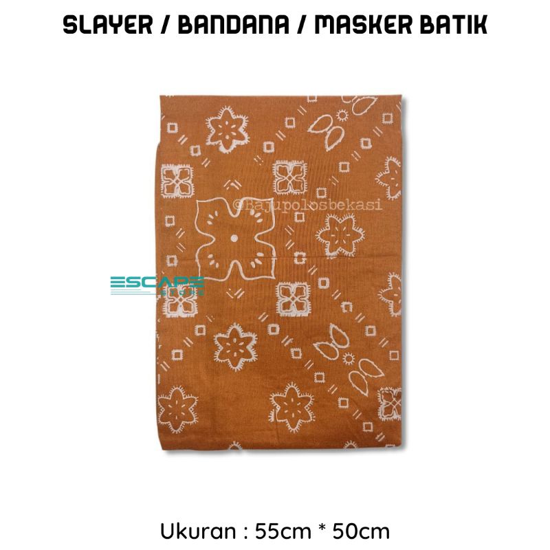 Jual Slayer batik multifungsi bandana batik masker batik syal batik ...