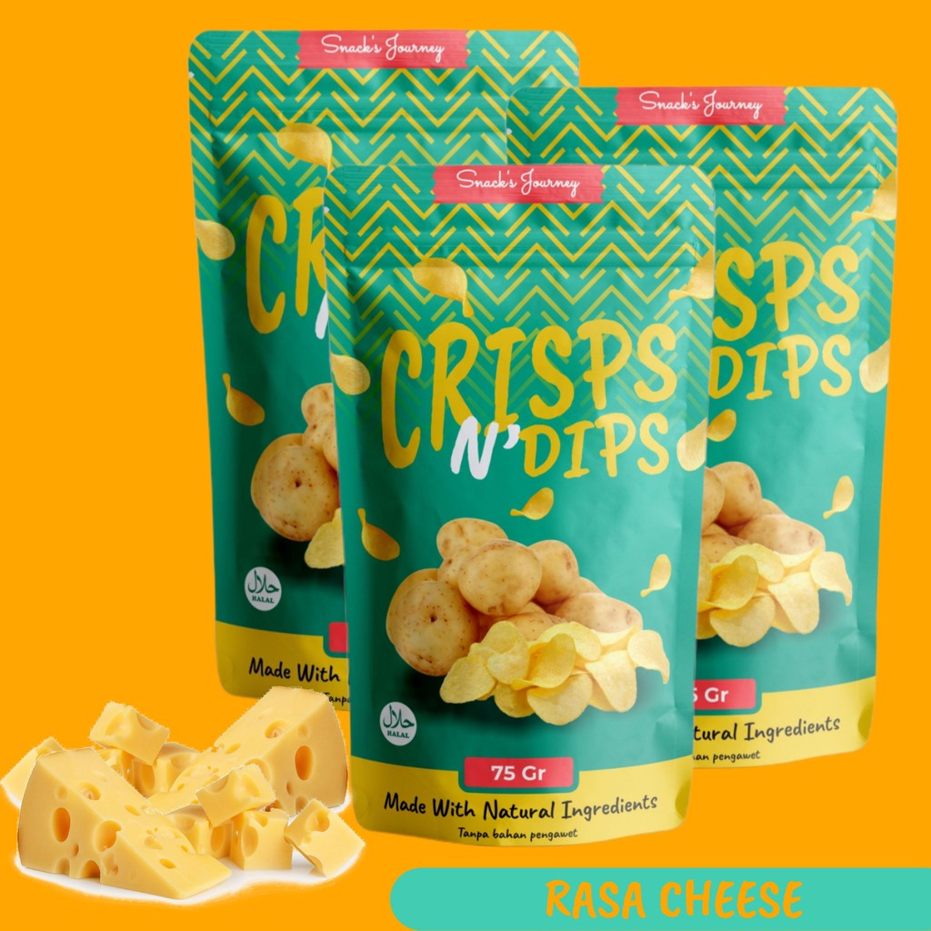 Jual Snack Keripik Kentang Goreng Crispy (Rasa Cheese) | Shopee Indonesia
