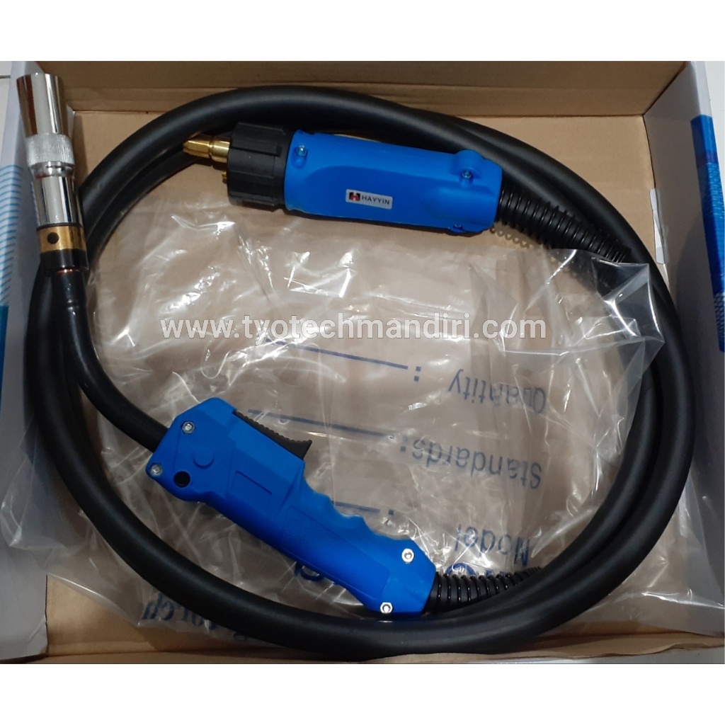 Jual Stang las mig gun Co2 mesin las OTC 500Ampere panjang 3 meter ...