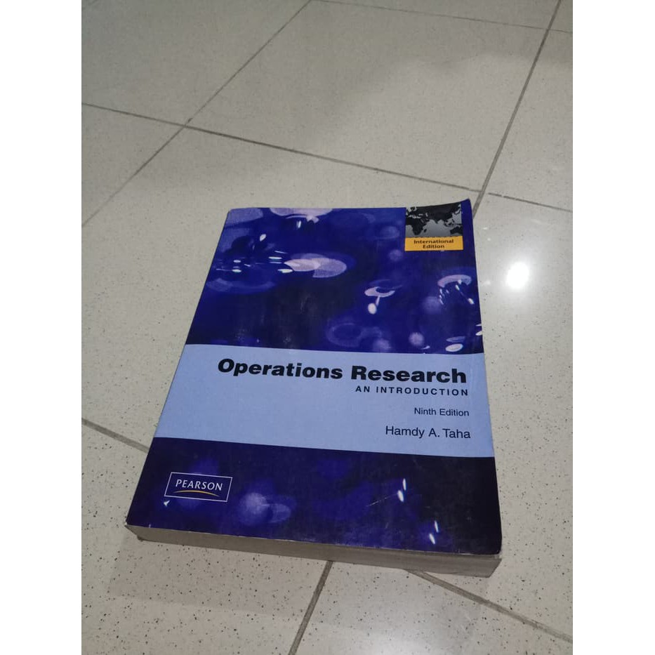 Jual Operation Research (An Introduction) (9th Edition) - PEARSON ...