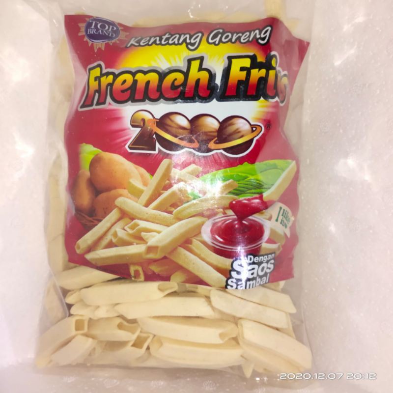 Jual French fries 2000 kentang goreng 150 gram chiki anak cemilan anak ...