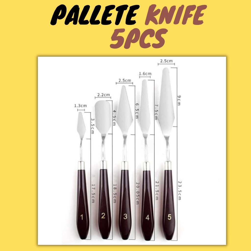 Jual Pisau Spatula Lukis Palet Tanah Liat Dekorasi Kue Artist Painting ...