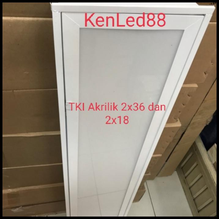 Jual Kap Lampu Tki Akrilik 2X36/2X16 Housing Tl Neon Led 120Cm Rm ...