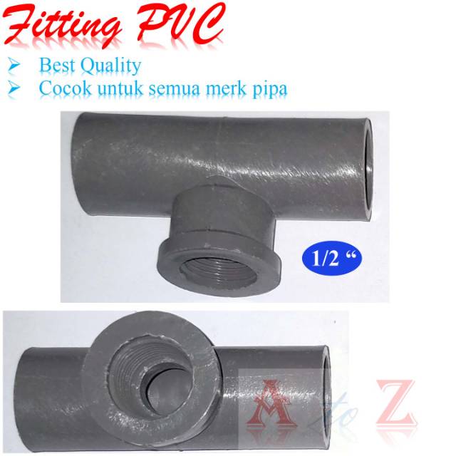 Jual Tee drat dalam/tdd pvc 1/2" | Shopee Indonesia