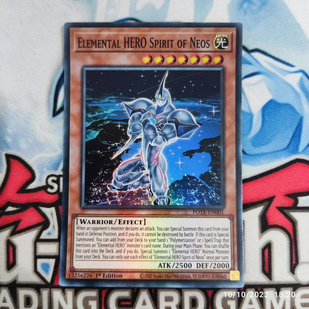 Jual Yugioh Elemental Hero Spirit Of Neos Pote Super Rare Original Shopee Indonesia