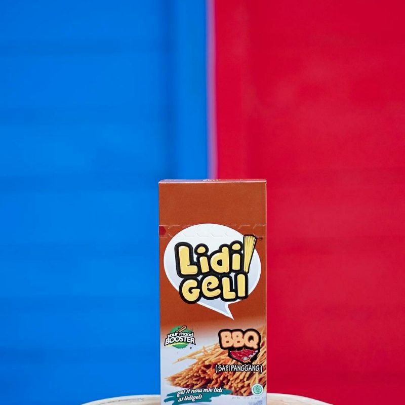 Jual Lidi Geli Mie 50 gram Kecil Mi BBQ Free Bubble Wrap Gratis Packing ...