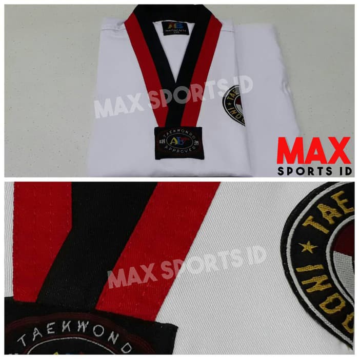Jual Jual Dobok AB Pemula Seragam Taekwondo Junior Kerah Poom Murah | Shopee Indonesia