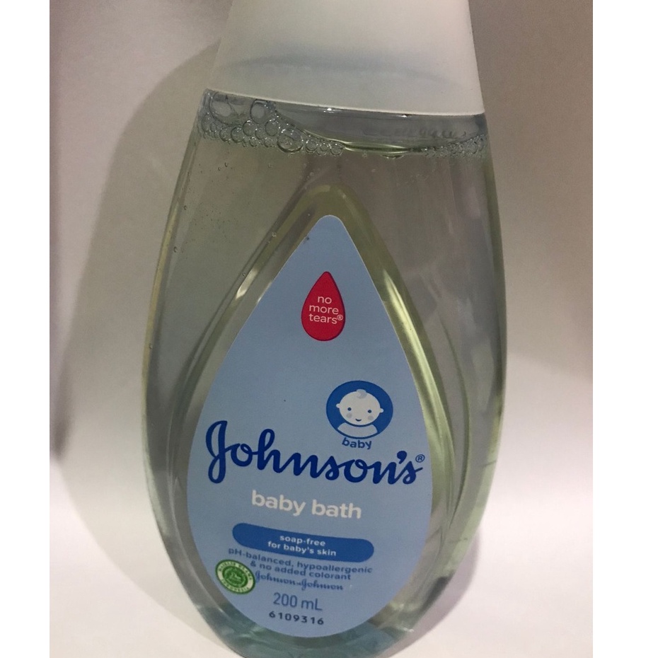 Jual Johnsons Baby Bath blue 200ml | Shopee Indonesia