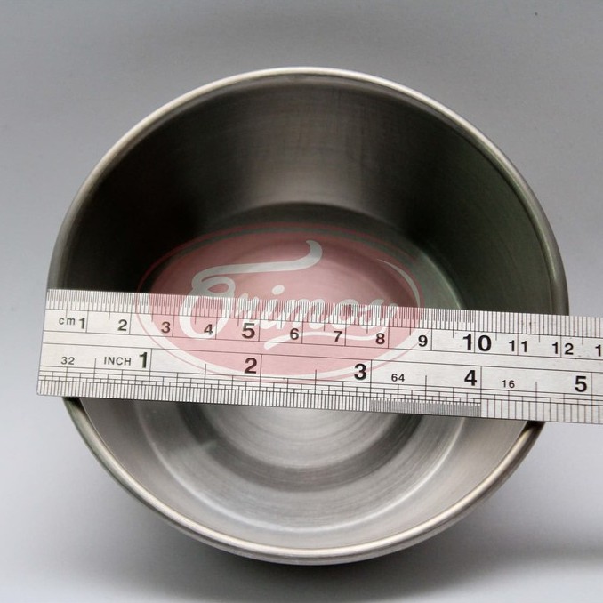 Jual Mangkok stainless diameter 12 cm ( isi 1 - antipenyok ) | Shopee ...