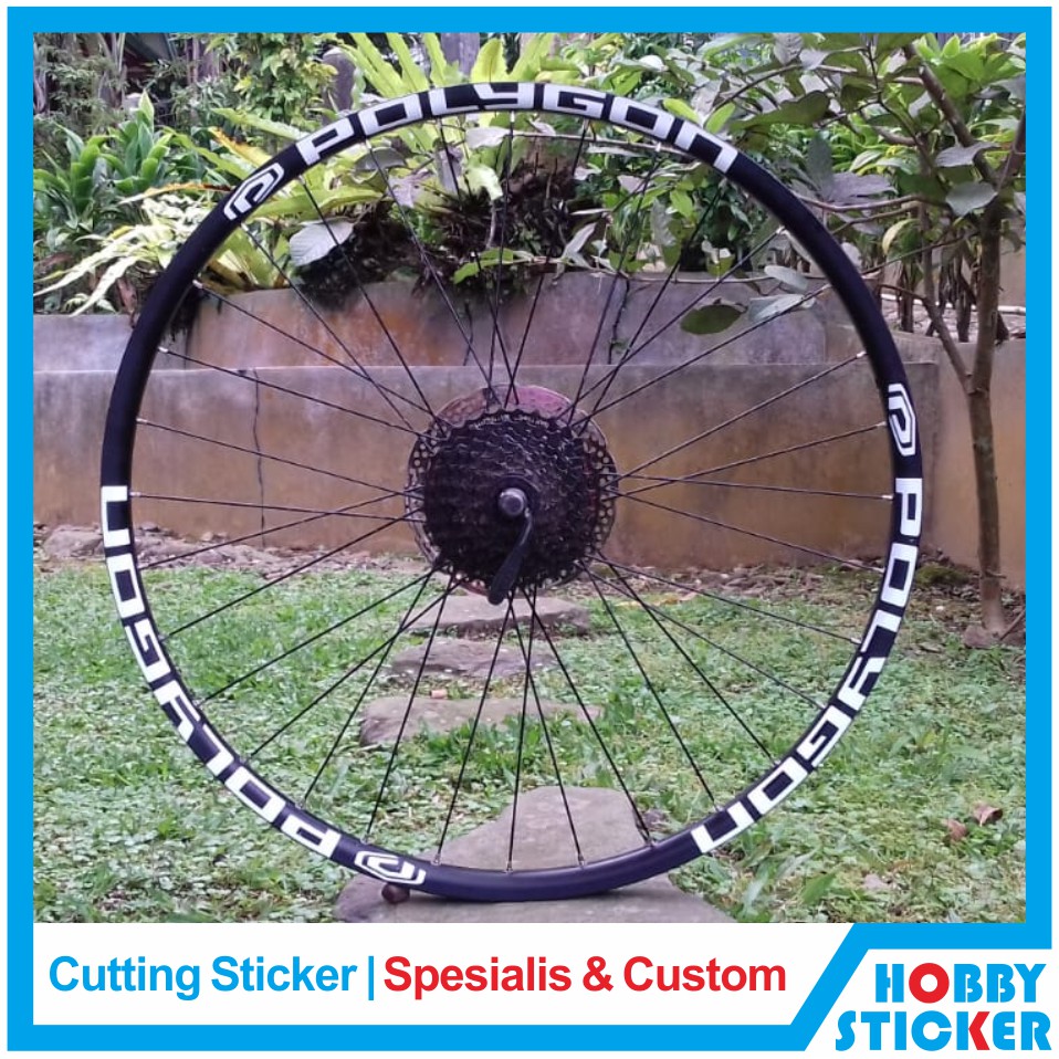 Jual Stiker Rim Polygon Sticker Rims 26 27.5 29 700c Decal Custom ...