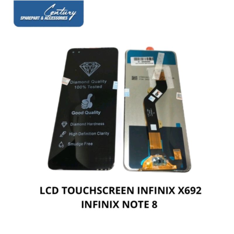 Jual LCD+TOUCHSCREEN INFINIX NOTE 8 / X692 BLACK | Shopee Indonesia