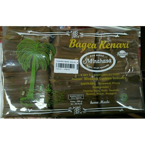 Jual Minahasa Bagea Kenari Special Besar 400gr Oleh - Oleh Kue Khas ...