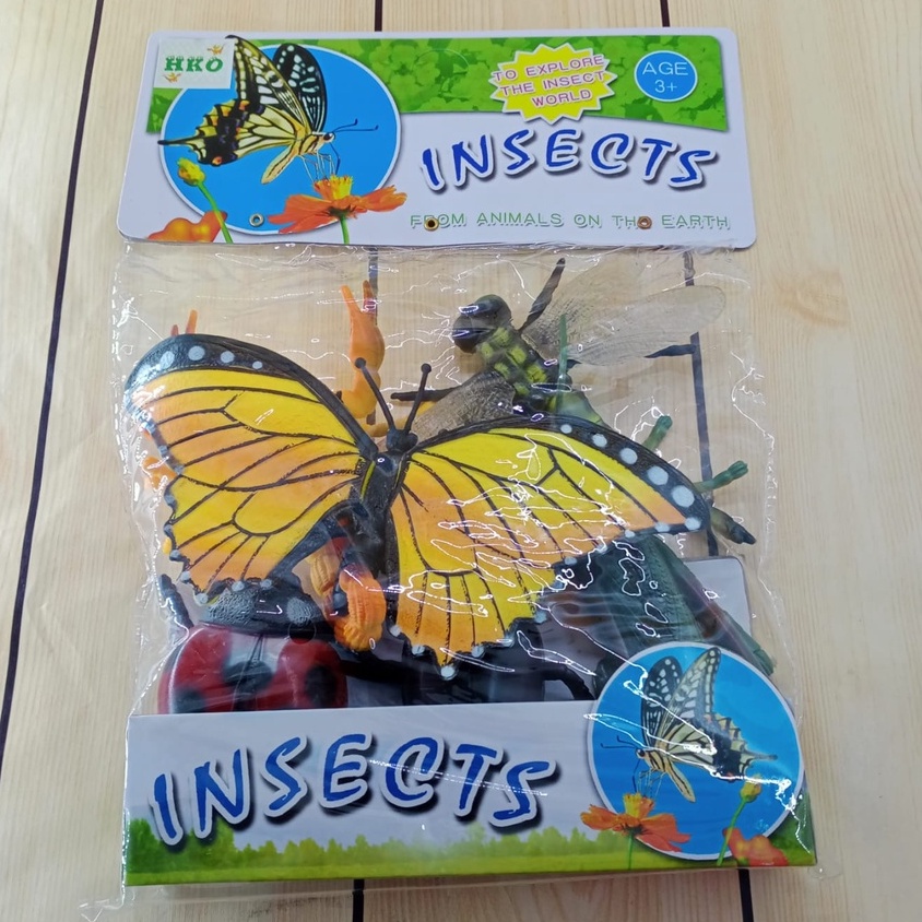 Jual Mainan Serangga JUMBO Isi 6 - Mainan Hewan Insects Binatang Besar ...