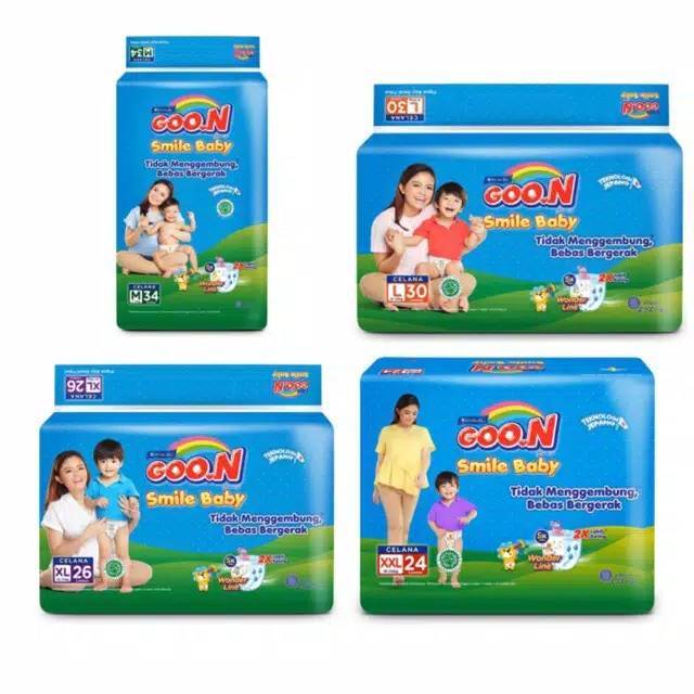 Jual Goon smile baby M34 Goon L30 Goon XL26 Goon XXL24 Goon pants M34 Goon pants L30 goon smile ...