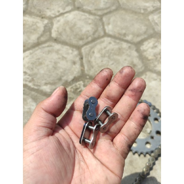 Jual SAMBUNGAN RANTAI 415 - KANCINGAN KLEM KLIP RANTAI 415 (harga per 1 ...