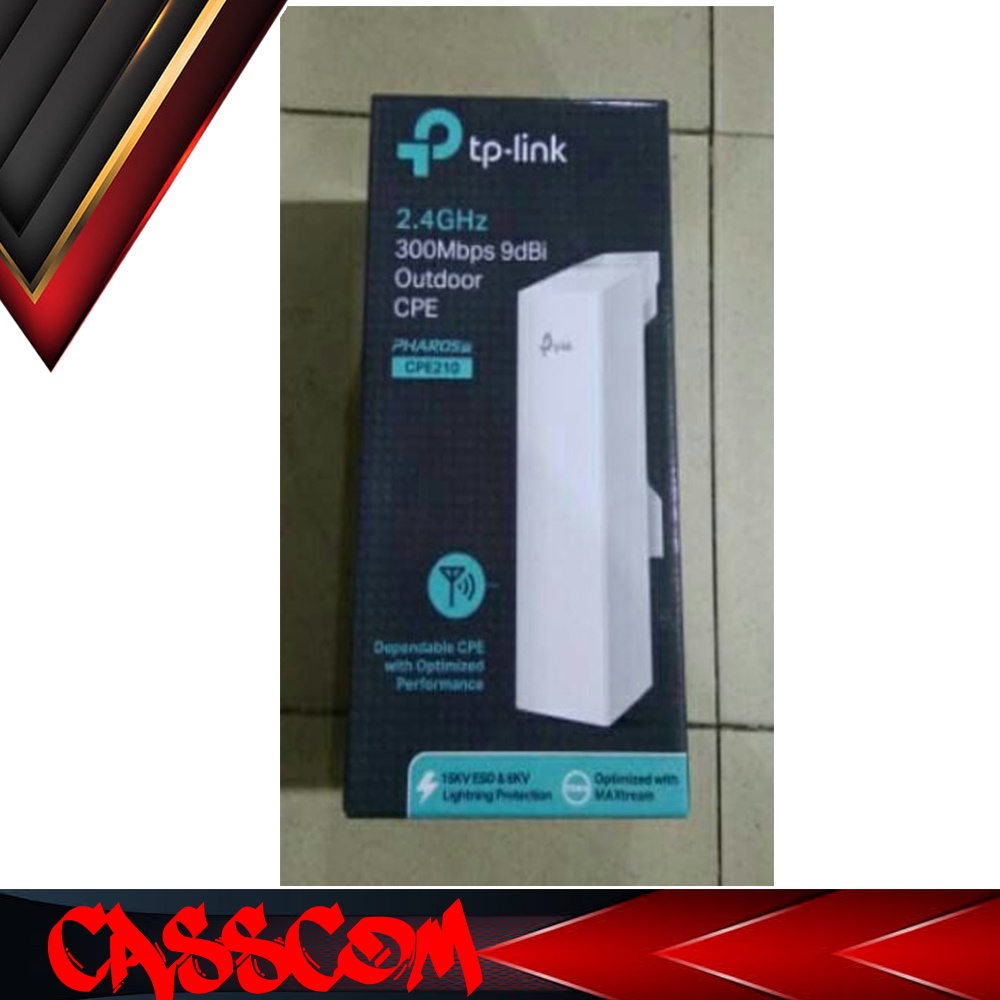 Jual TP-LINK CPE210 2.4GHz 300Mbps 9dBi Outdoor CPE | Shopee Indonesia