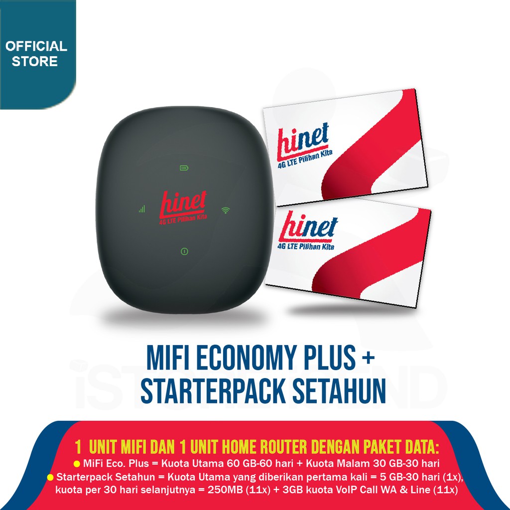 Jual Buy MIFI ECONOMY PLUS Get STARTERPACK SETAHUN | Shopee Indonesia
