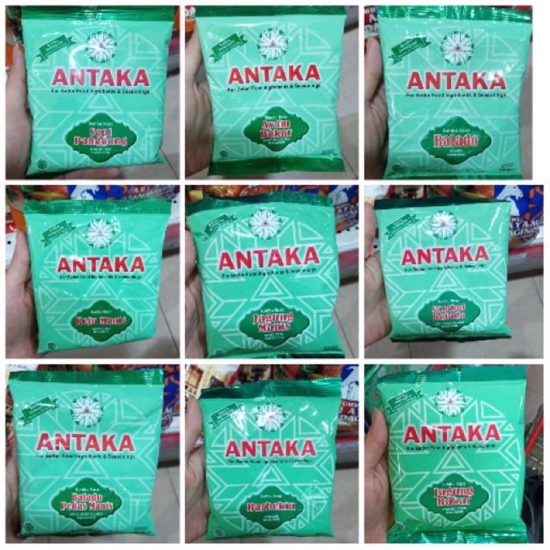 Jual ANTAKA BUMBU TABUR ANEKA RASA 100GRAM / ANTAKA BUMBU BALADO JAGUNG ...