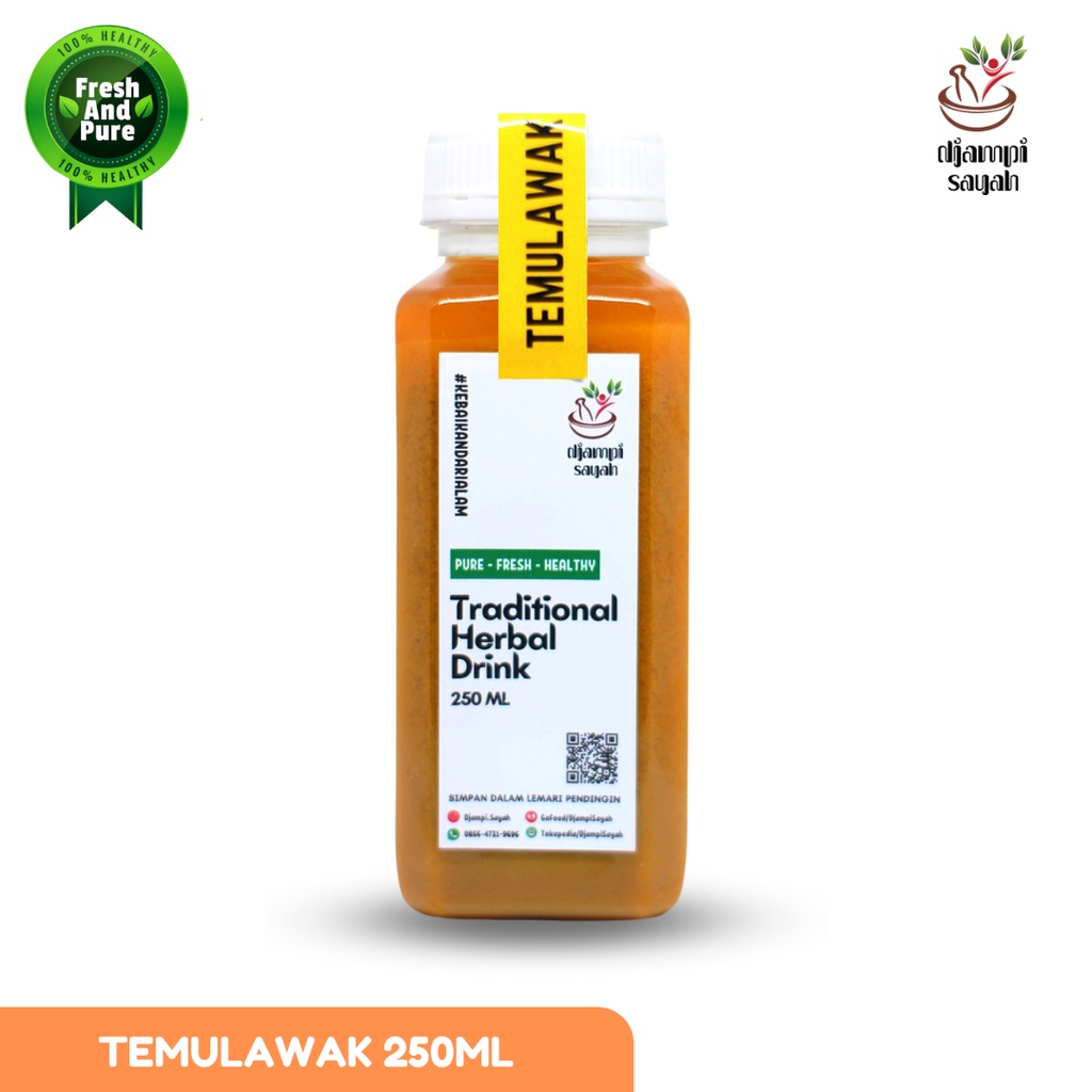 Jual TEMULAWAK TAWAR/TEMULAWAK MANIS / TRADITIONAL HERBAL DRINK / JAMU ...