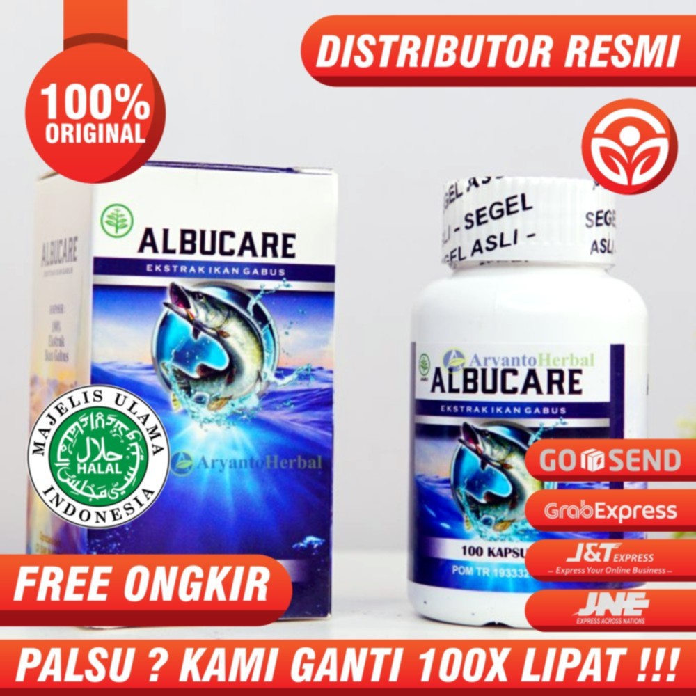 Jual pertumbuhan tulang dan gigi Albucare Asli Original Albumin Herbal ...