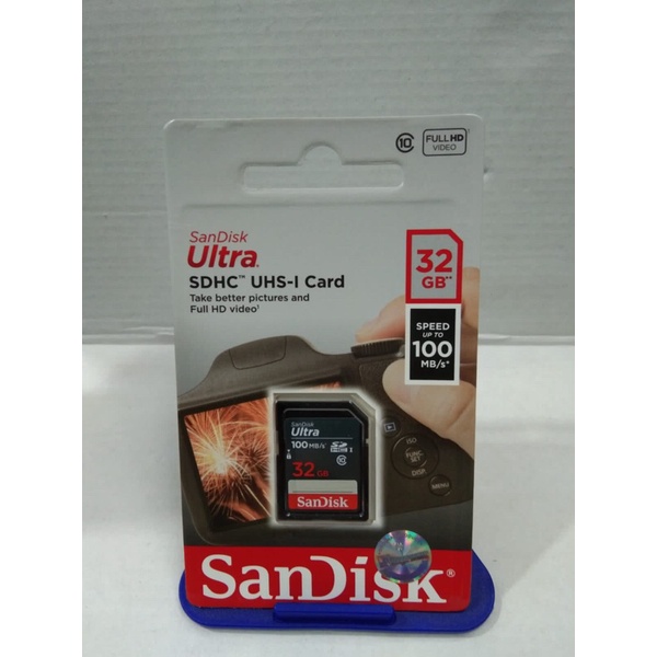 Jual SD Card Memory Camera SDHC Sandisk Ultra 32GB 100Mbps | Shopee Indonesia