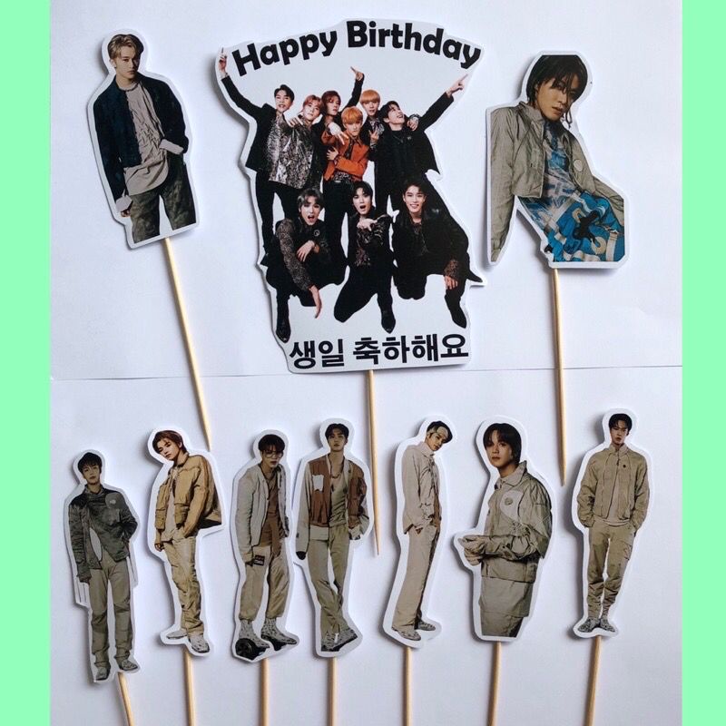 Jual Toppers Kue Kpop NCT 127 | Hiasan Kue Ulang Tahun NCT 127 | Shopee ...