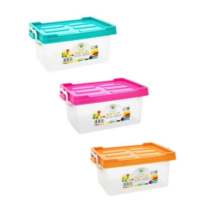 Jual BOX CONTAINER Q-SEVEN BOX 7801 GREENLEAF / BOX PLASTIK CONTAINER ...