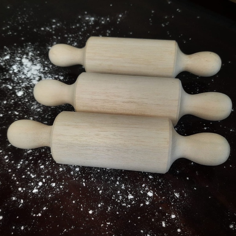 Jual Rolling Pin Kayu penggiling adonan pin roll kue penggilas adonan ...