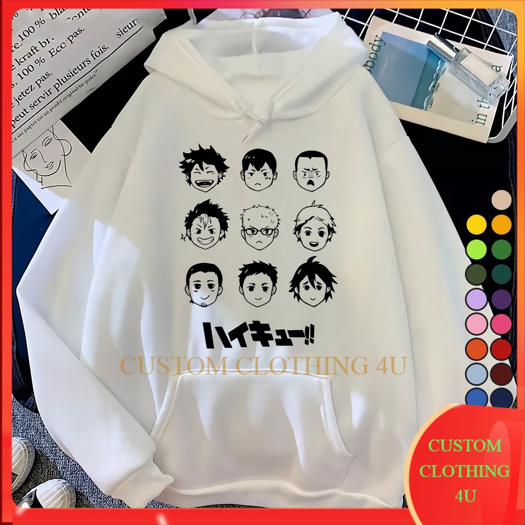 Jual Jaket Hoodie Sweater Anime HAIKYUU 12 - haikyu karasuno hinata ...