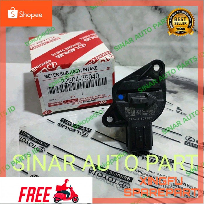 Jual PART SENSOR AIR FLOW MAF TOYOTA INNOVA REBORN BENSIN HILUX REVO ...