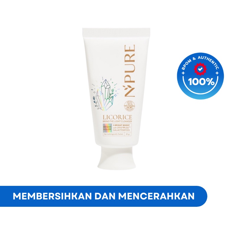 Jual NPURE Licorice Bring The Light Cleanser | Shopee Indonesia