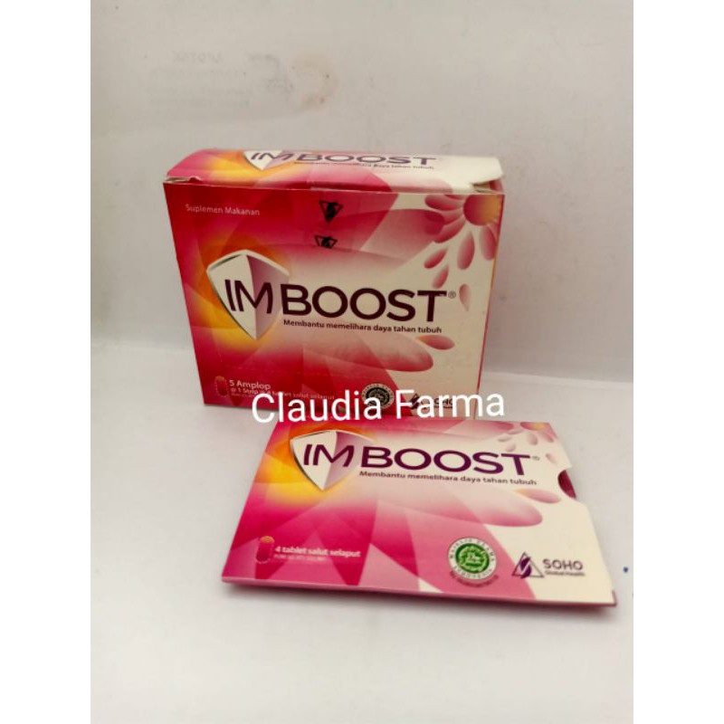 Jual Imboost tab strip isi 4 tab (harga = per strip) | Shopee Indonesia