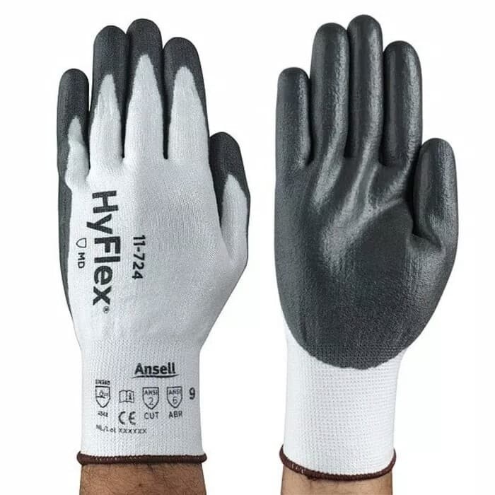 Jual Sarung Tangan Safety Ansell HyFlex 11-724 Anti Cut Protection | Shopee Indonesia