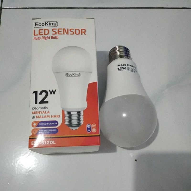 Jual Lampu LED Sensor Ecoking 12W | Shopee Indonesia