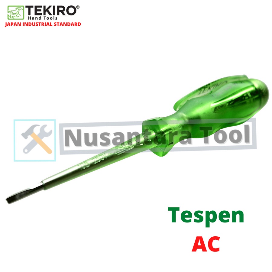 Jual TEKIRO OBENG TESPEN LISTRIK AC - TEST PEN TESTPEN TEKIRO | Shopee ...