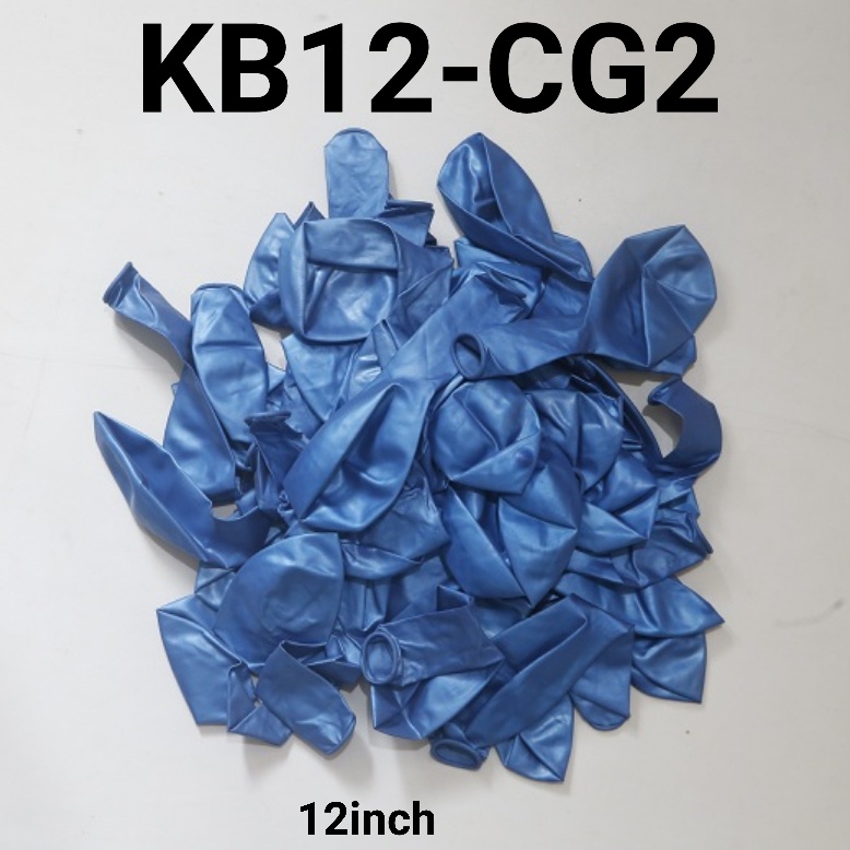 Jual KB12-CG2 Balon latex 12 inch 30 cm chrome tebal mengkilap biru ...