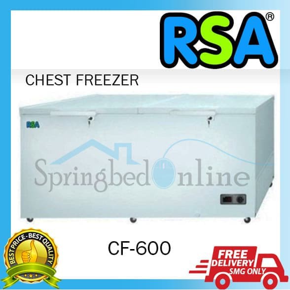 Jual RSA Chest Freezer 550 Liter - CF 600 | Shopee Indonesia
