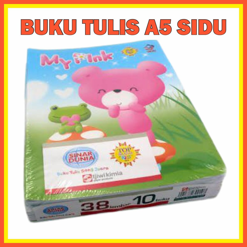 Jual BUKU TULIS A5 ISI 38 LEMBAR SIDU / SINAR DUNIA | Shopee Indonesia