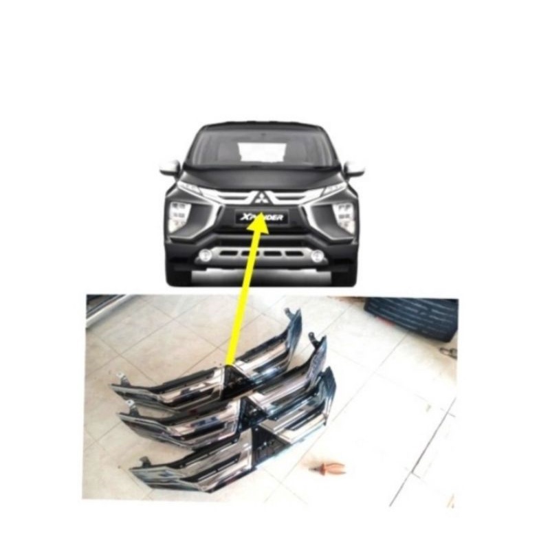 Jual grill bumper depan xpander ultimate original ready stock | Shopee ...