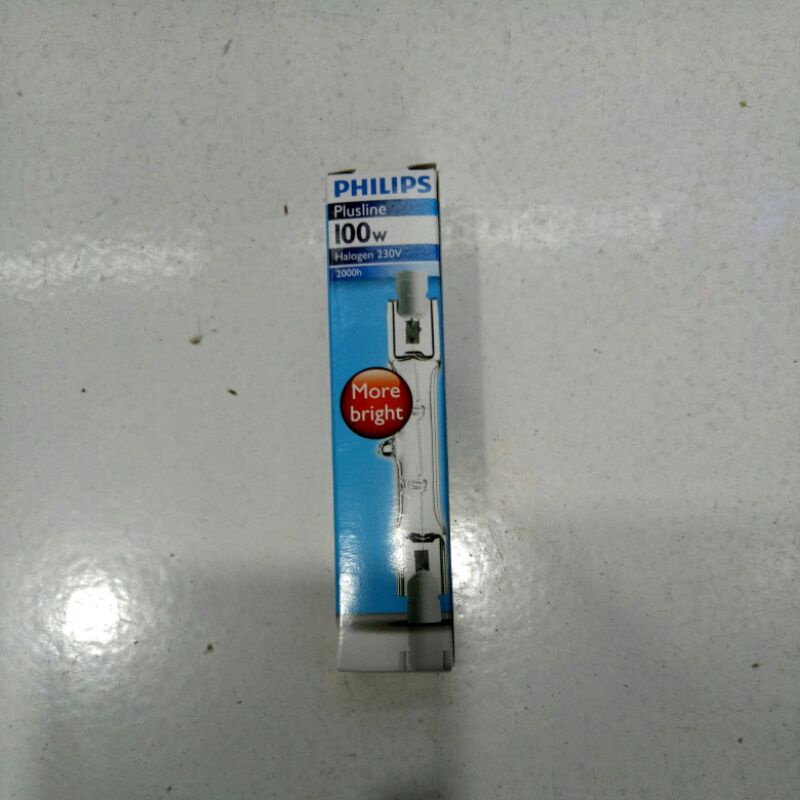 Jual Philips Halogen Plusline 100w/150w/300w/500w/1000w | Shopee Indonesia