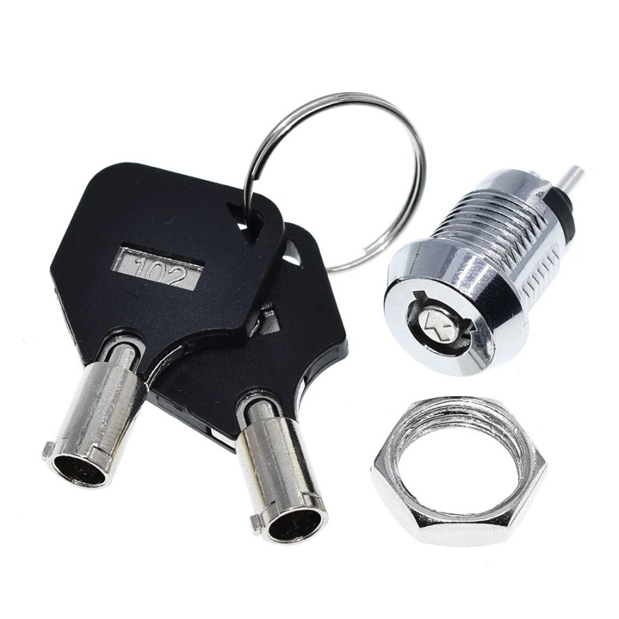 Jual 12MM Stainless Steel Telephone Lock Electronic Power Lock Key ...