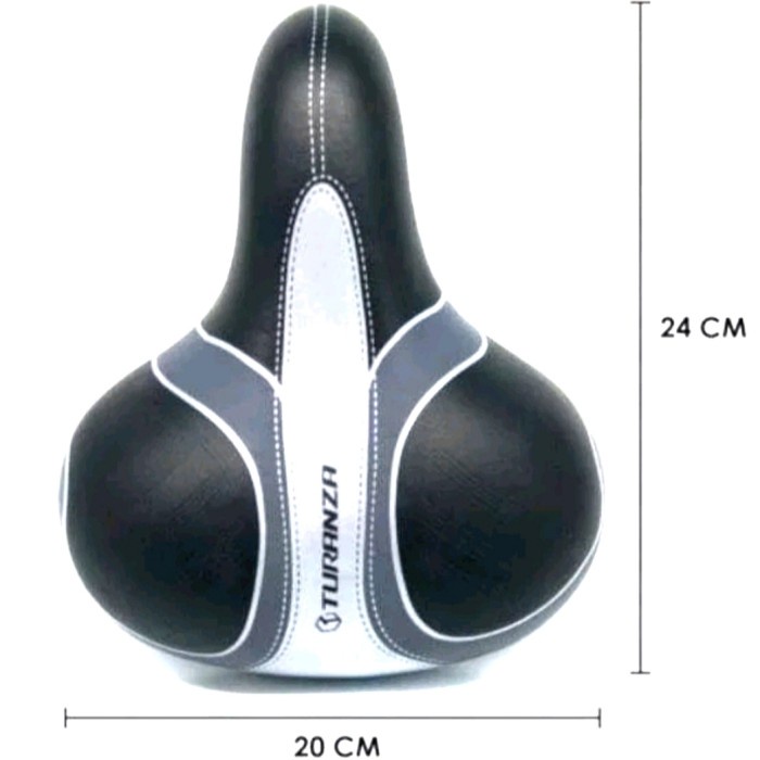 Jual Sadel sepeda mini merk Turanza ( model per) - 25x20x7cm | Shopee ...