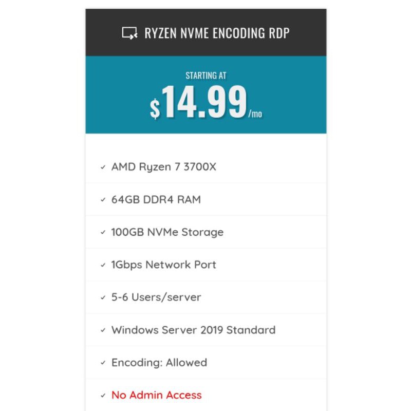 Jual Encoding RDP /Windows RDP/Ryzen RDP | Shopee Indonesia Jual Encoding RDP /Windows RDP/Ryzen RDP | Shopee Indonesia