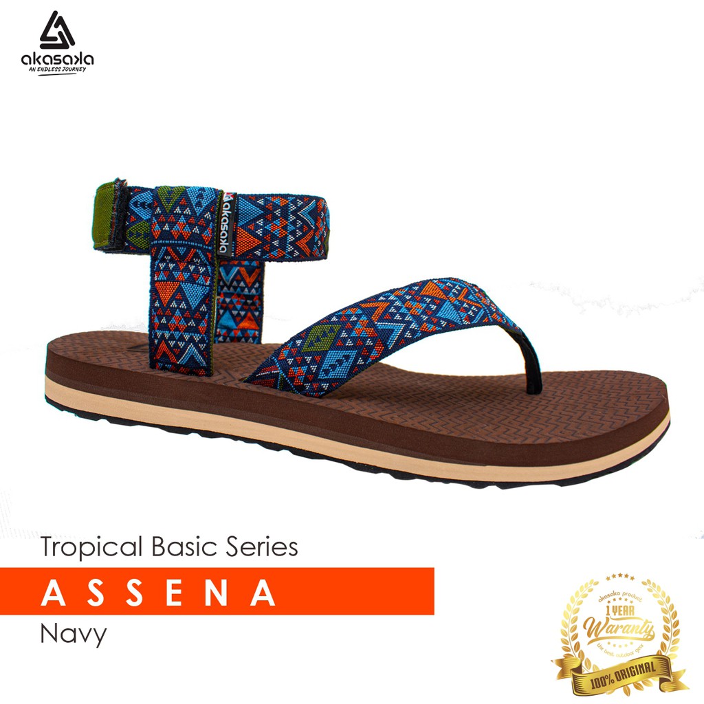 Jual ASSENA TBS SANDAL GREEN | Shopee Indonesia